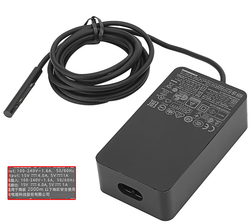 65W Microsoft SURFACE BOOK NVIDIA adapter replacement from United States